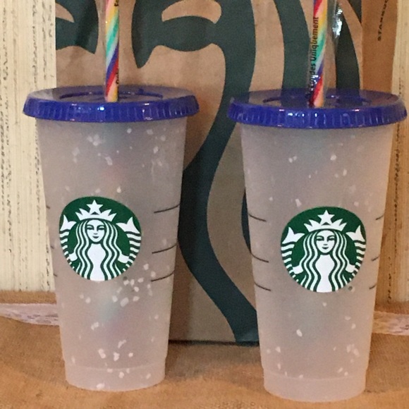 Starbucks | Kitchen | Starbucks Confetti Color Change Cold Cup 220 ...